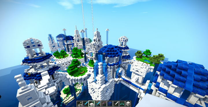 Sky city Minecraft Map