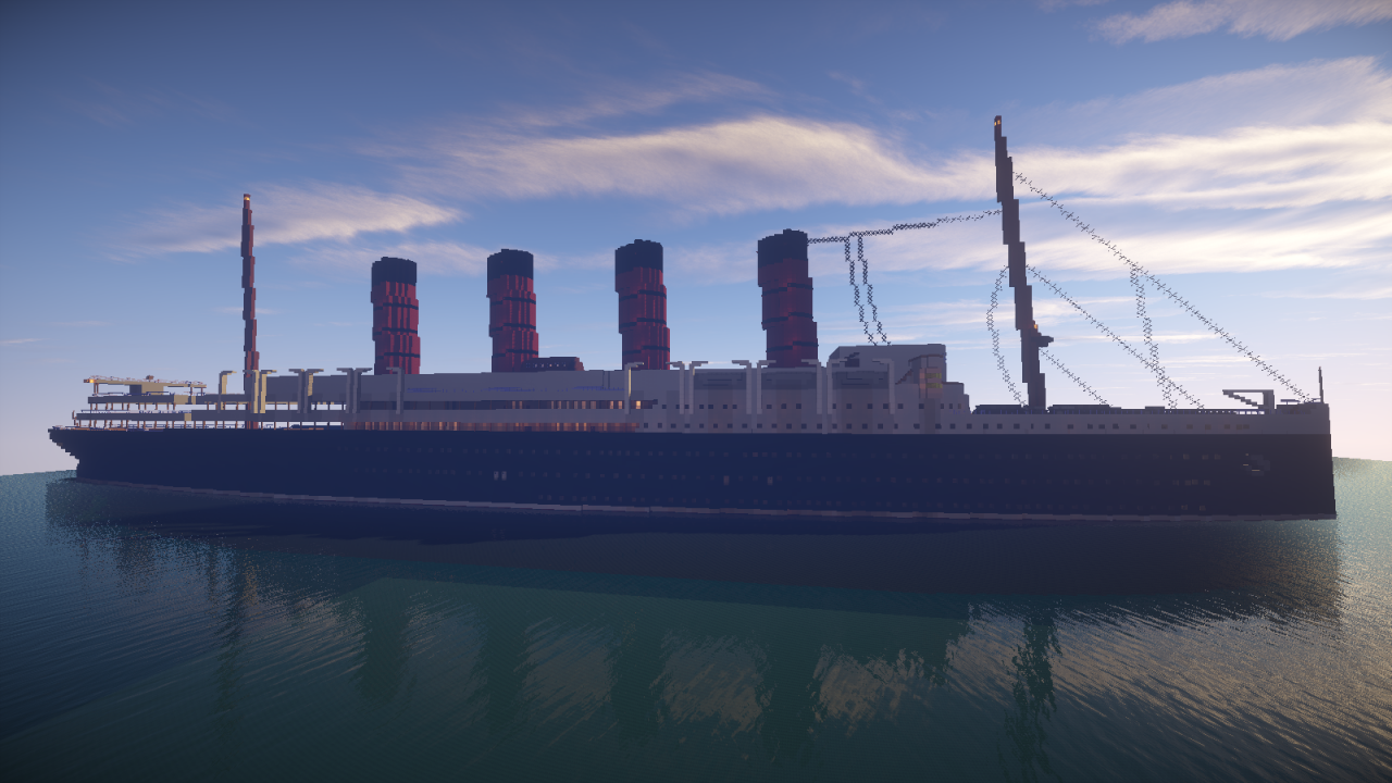 RMS Lusitania (on progress) Minecraft Map