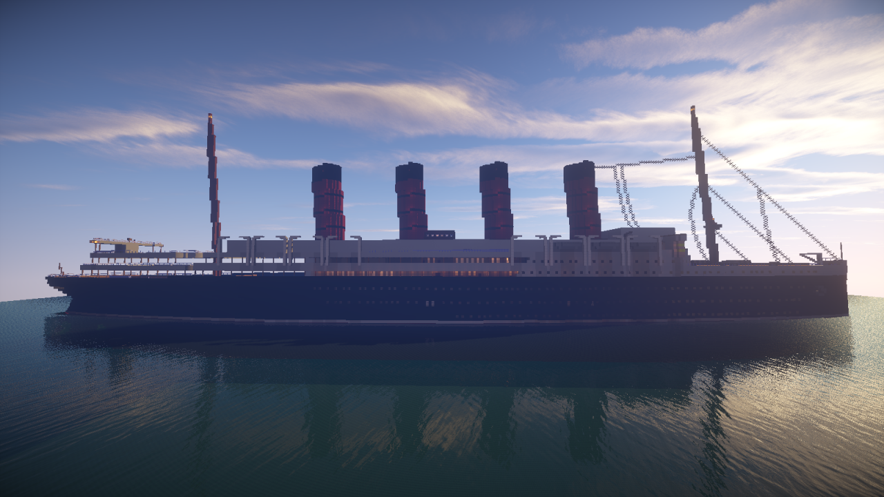 RMS Lusitania (on progress) Minecraft Map