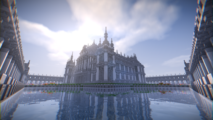 Classical-renaissance palace. Minecraft Map