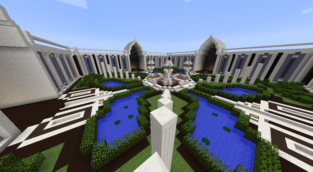 Modern Hub with 4 Portals Minecraft Map