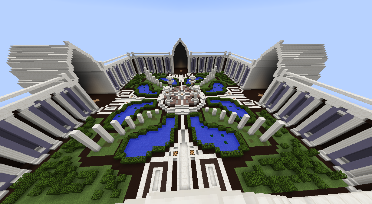 Modern Hub with 4 Portals Minecraft Map