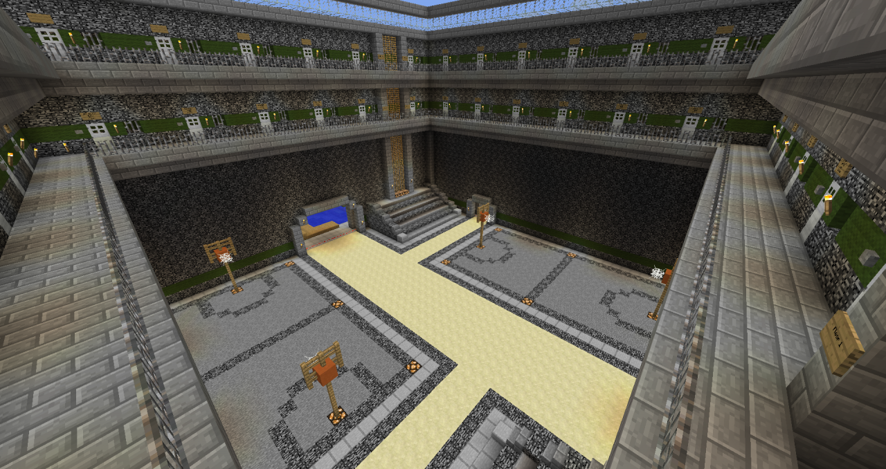 LockDownMC - Prison Server Map (Project Build) Minecraft Map