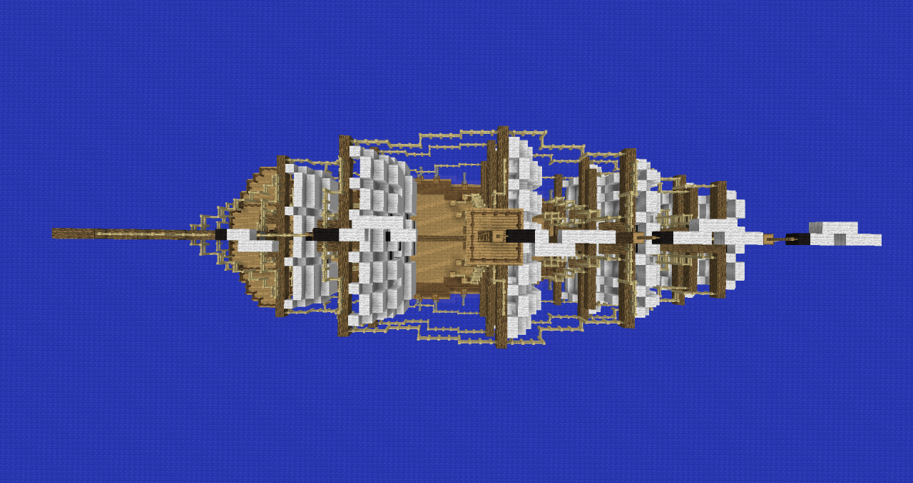 Heavy Sailing Warship Minecraft Map