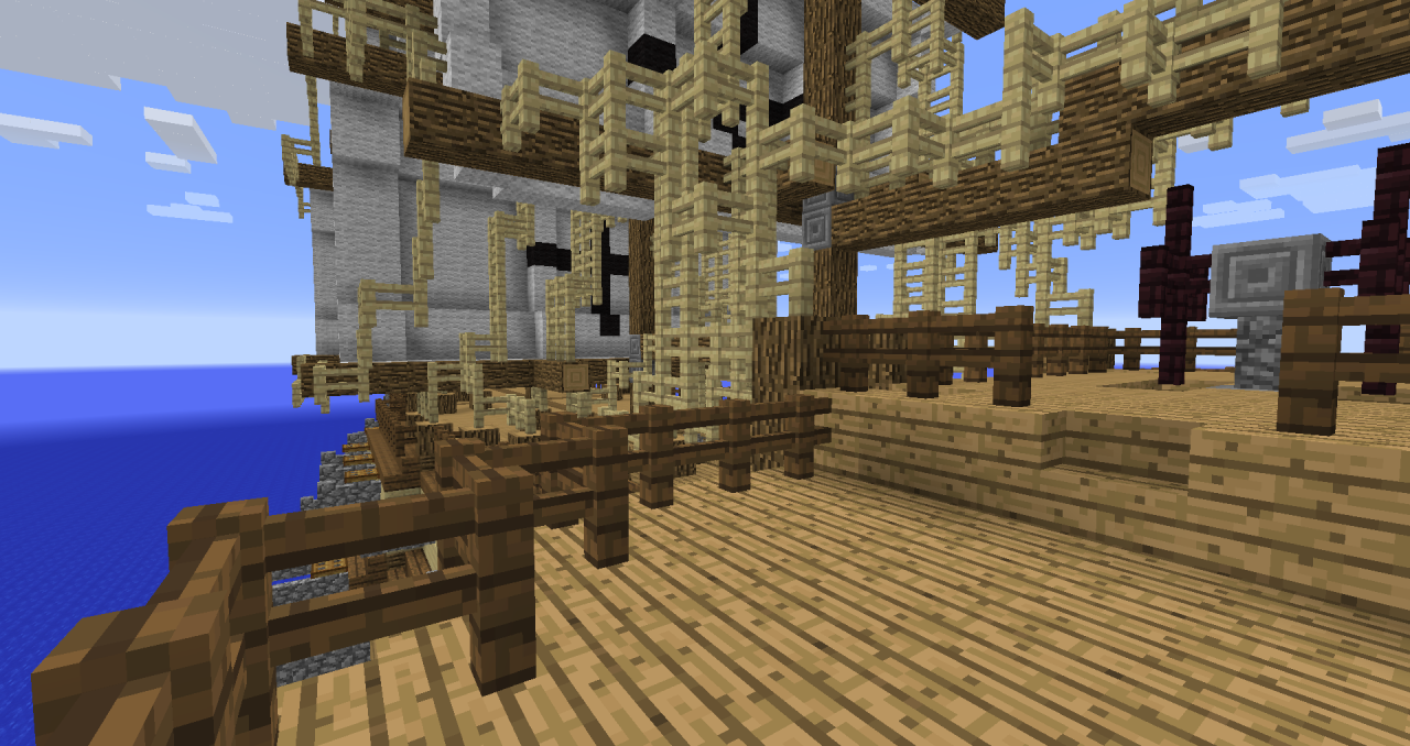 Heavy Sailing Warship Minecraft Map