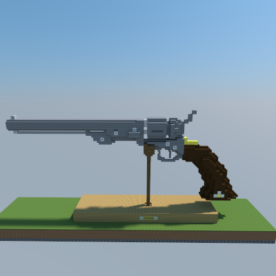 Confederate Colt Navy .44 Minecraft Map