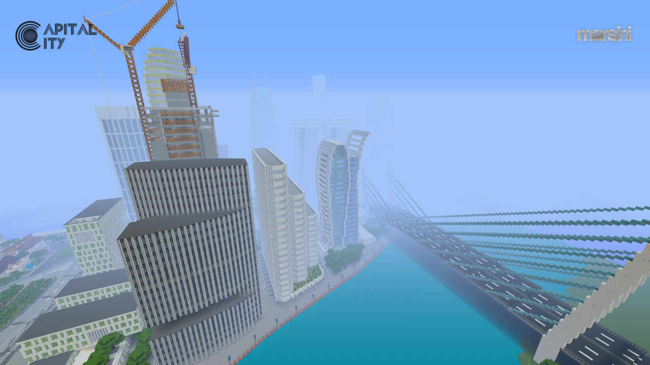 Capital City | Playstation/Bedrock [BUILT BLOCK BY BLOCK] Minecraft Map