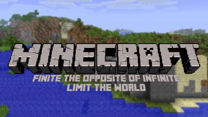 Minecraft: Finite the opposite of infinite. Minecraft Map