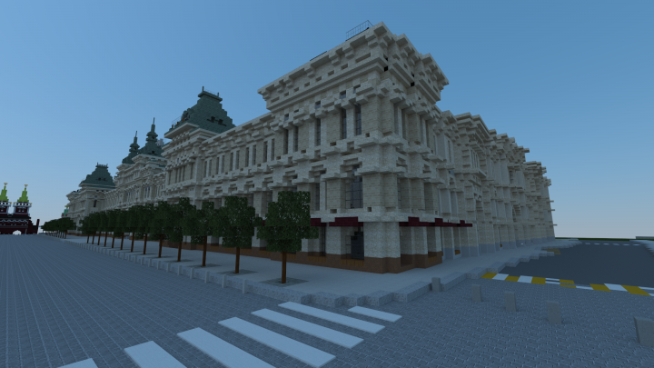 Moscow Reproduction project (1.1 scale) Minecraft Map