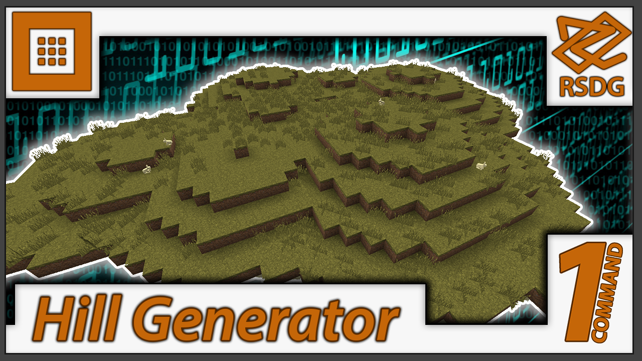 Hill Generator in Only One Command - Vanilla 1.9 - Mapmakers Tool ...
