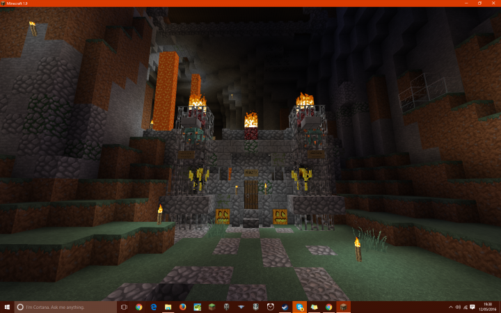 The Barbarian's Base Minecraft Map