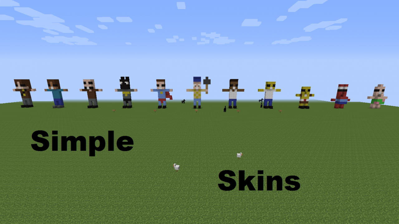 Simple Skins Minecraft Map