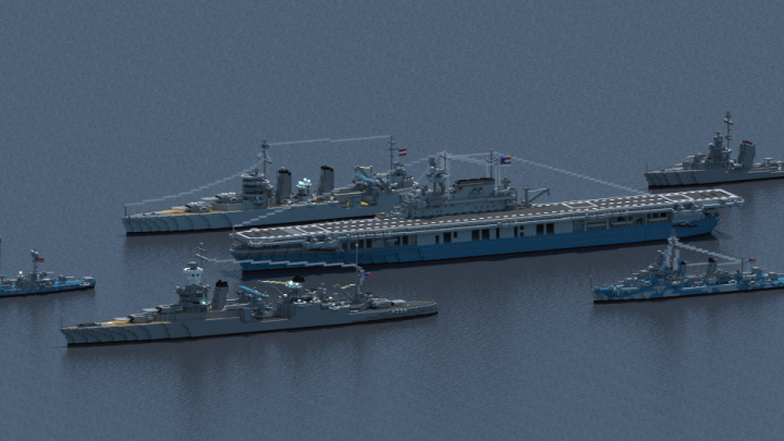 Task Force 17 (1942) Minecraft Map