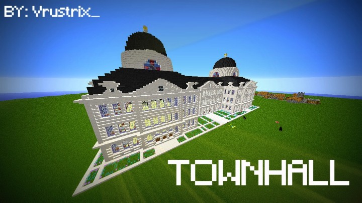 Huge Townhall Minecraft Map
