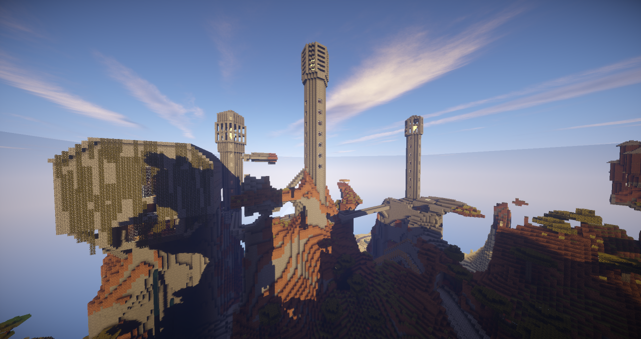 Cliffside city Minecraft Map