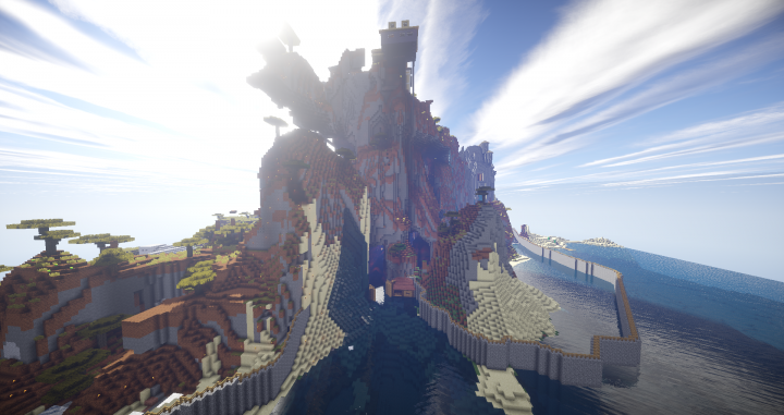 Cliffside city Minecraft Map