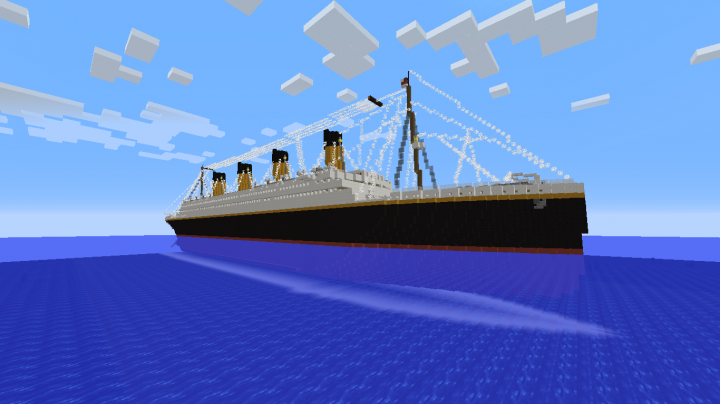 RMS Titanic V2 [1:1] [Exterior Only] Minecraft Map