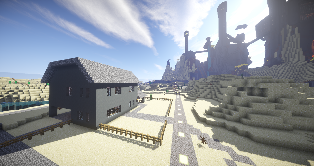 Cliffside city Minecraft Map