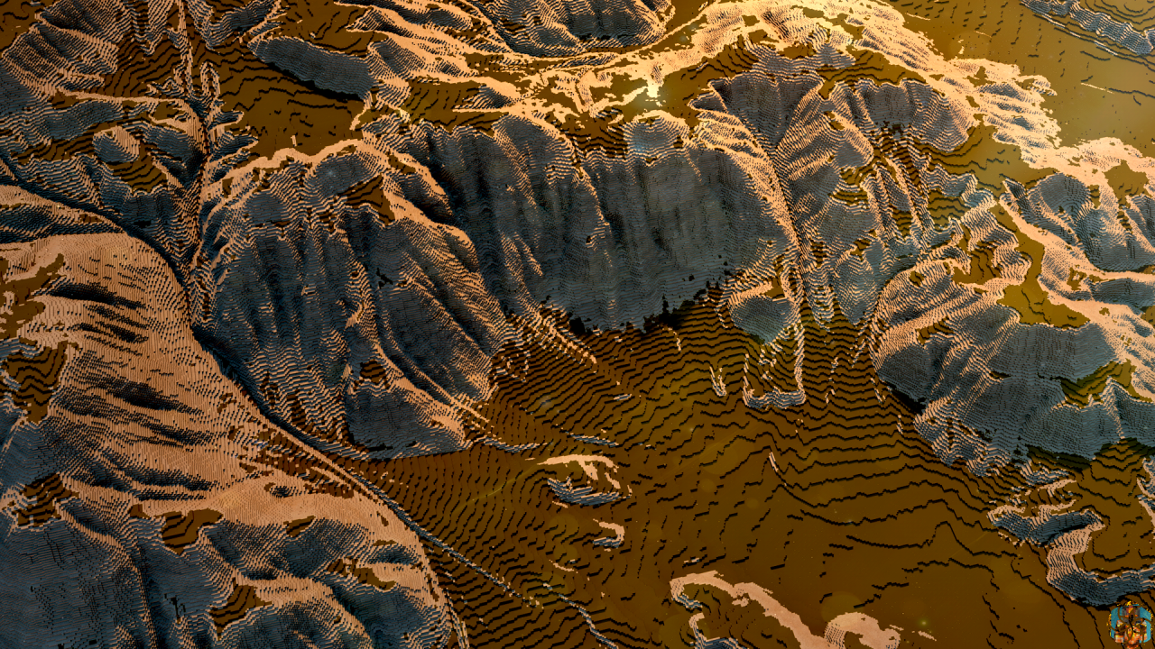 The Canyon (1,5k by 1,5k) Minecraft Map