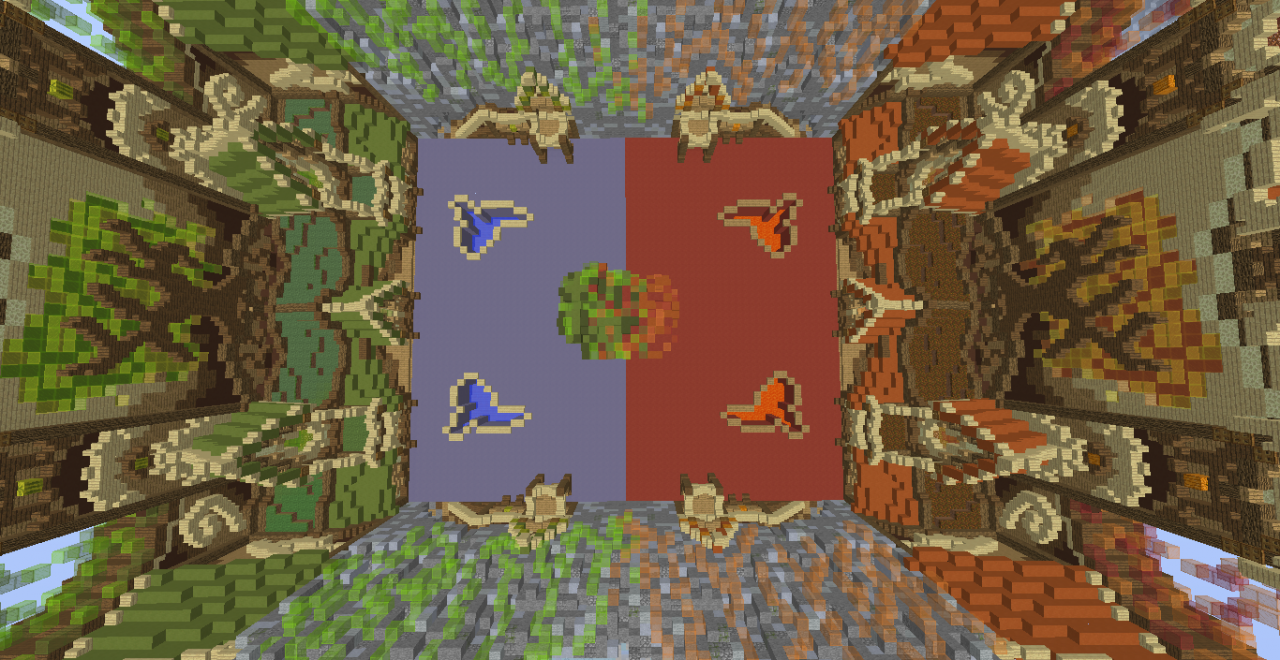 Turf wars arena - Elven life and fire - Ninjo42 Minecraft Map
