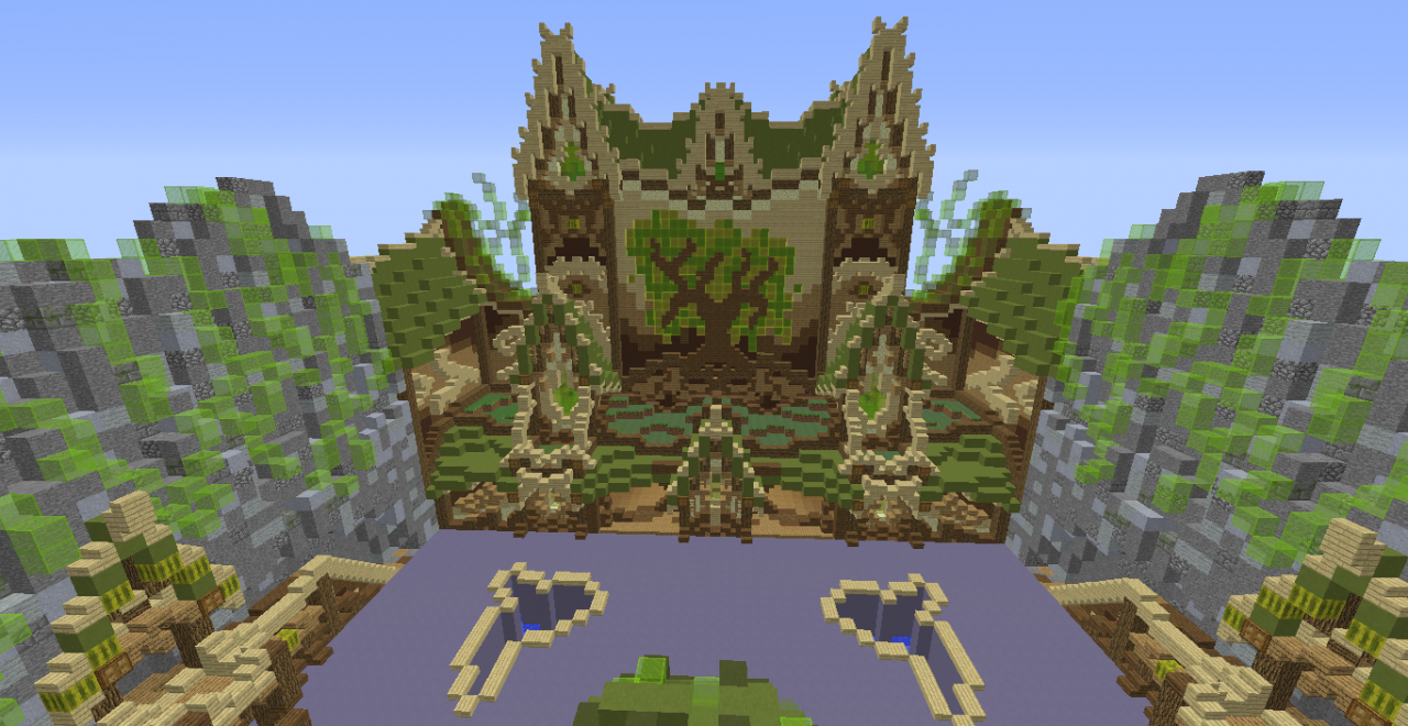 Turf wars arena - Elven life and fire - Ninjo42 Minecraft Map