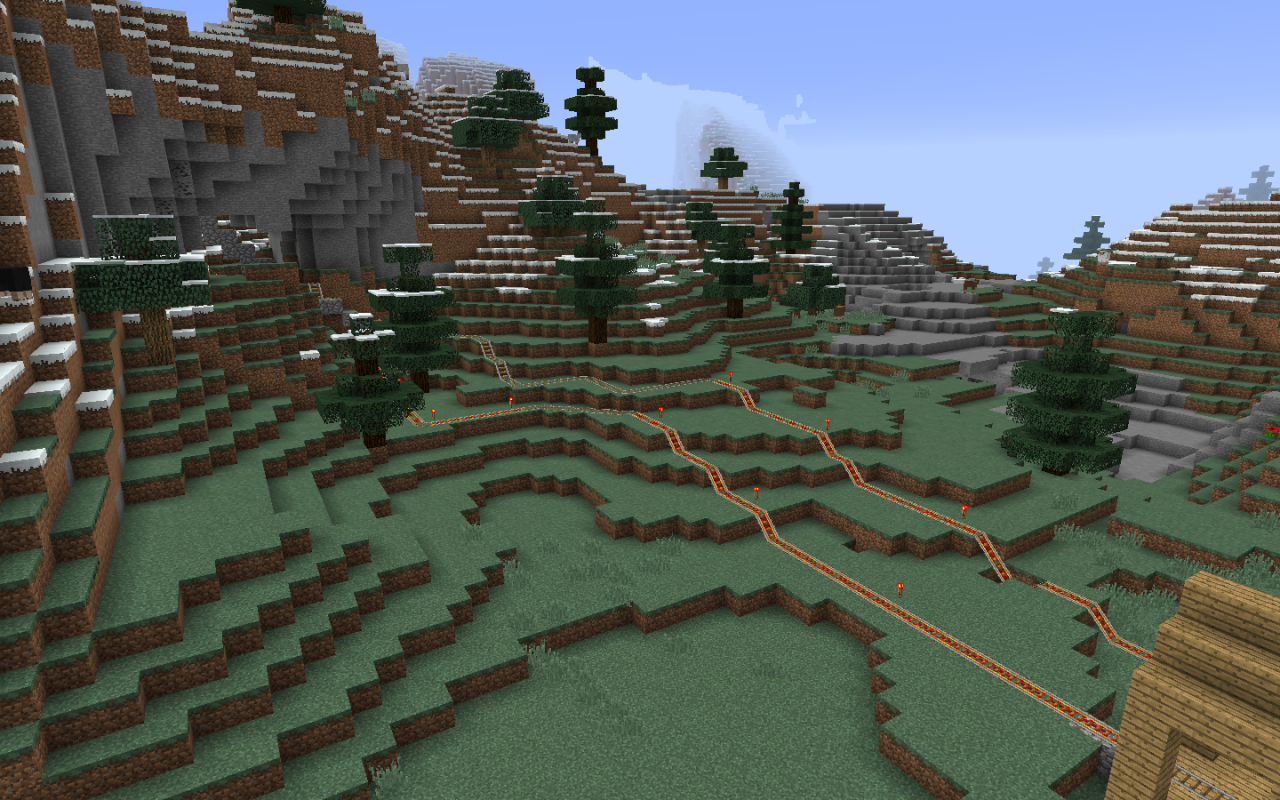 Scenic Railroad Minecraft Map