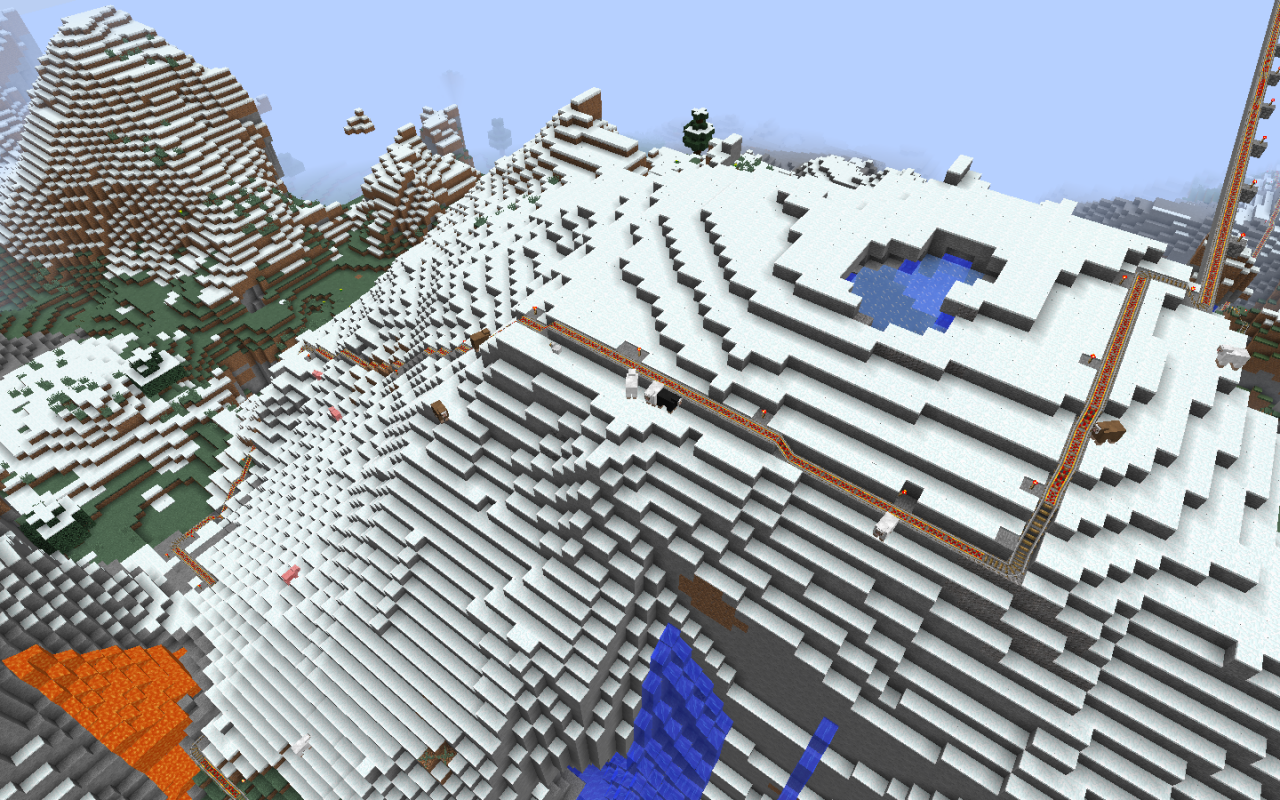 Scenic Railroad Minecraft Map