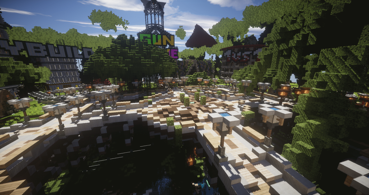 Server Hub/Lobby Minecraft Map