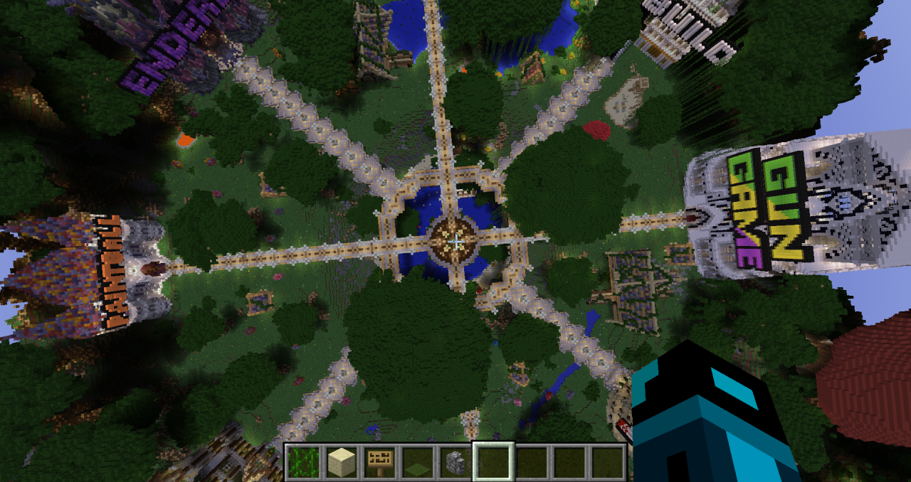 Server Hub/Lobby Minecraft Map