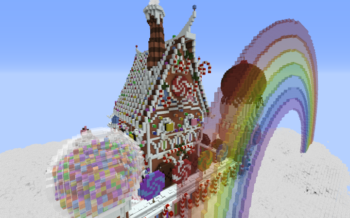 Gingerbread House Minecraft Map