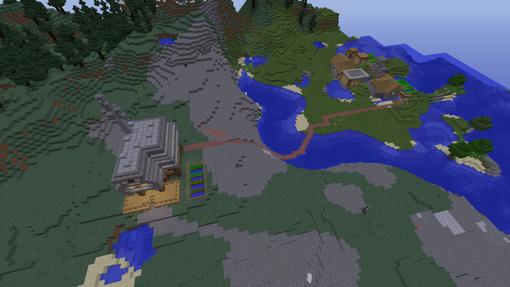 Basic survival start. Minecraft Map