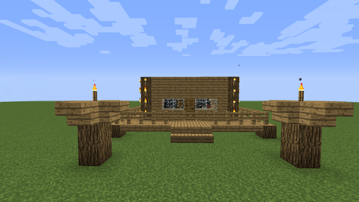 A basic Survival house Minecraft Map