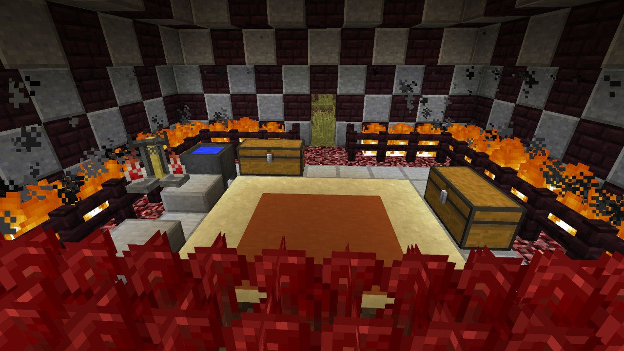 Nether Themed Potion Hut Minecraft Map