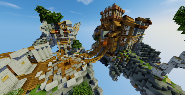 Jeroboam - Server Commission (Medieval Fantasy Skyblock Spawn)(1.9+) Minecraft Map