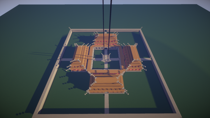 Minecraft China Temple Minecraft Map
