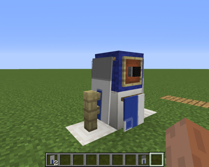 R2-D2 replica Minecraft Map
