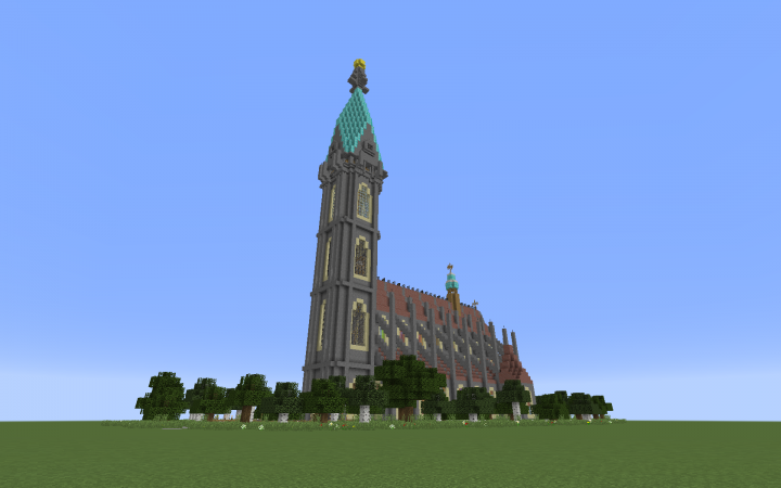 St. Nicolai Church (Gothic Church(Gotische Kirche)) Minecraft Map