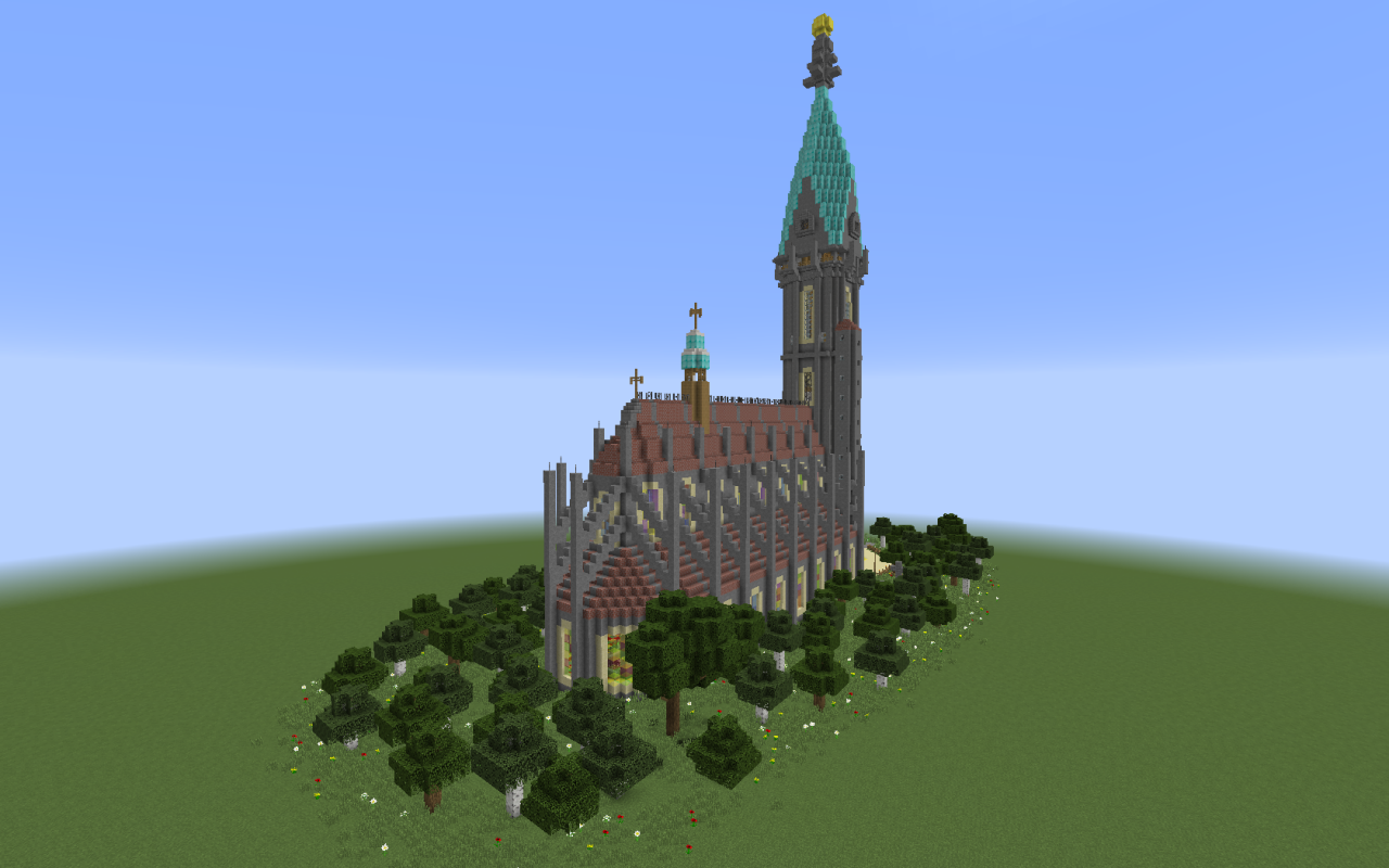 St. Nicolai Church (Gothic Church(Gotische Kirche)) Minecraft Map