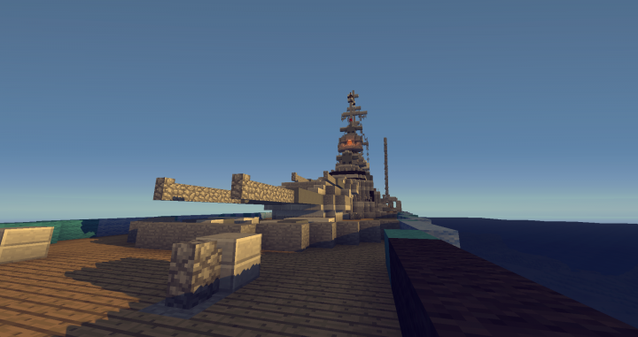 Battleship Bismarck Minecraft Map