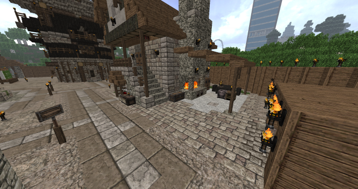 Medieval Spawn (EKT Server Spawn) Minecraft Map