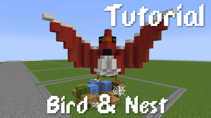 Red Bird & Nest Minecraft Project