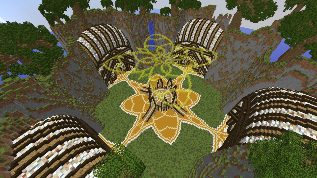 Peacefull Forrest Hub/Spawn Minecraft Map