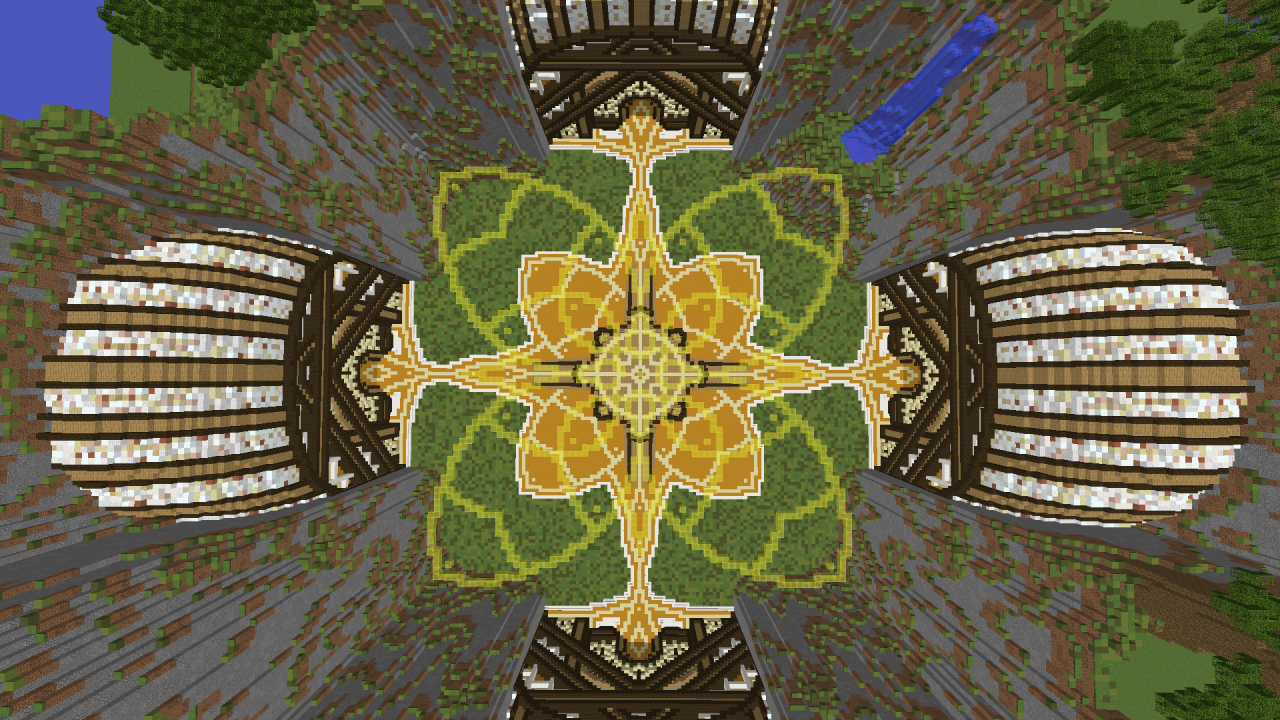 Peacefull Forrest Hub/Spawn Minecraft Map