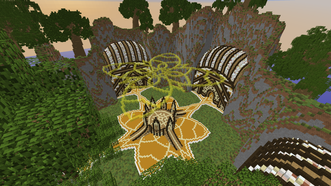 Peacefull Forrest Hub/Spawn Minecraft Map