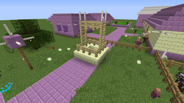 Minecraft: Purpur Village Minecraft Map