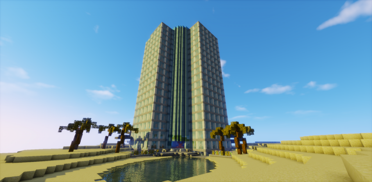 Luxury hotel 25% done Minecraft Map