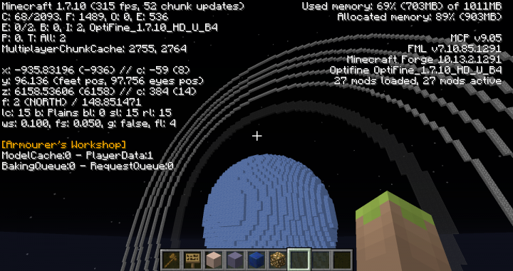 The Solar System to scale by Skop56 Minecraft Map