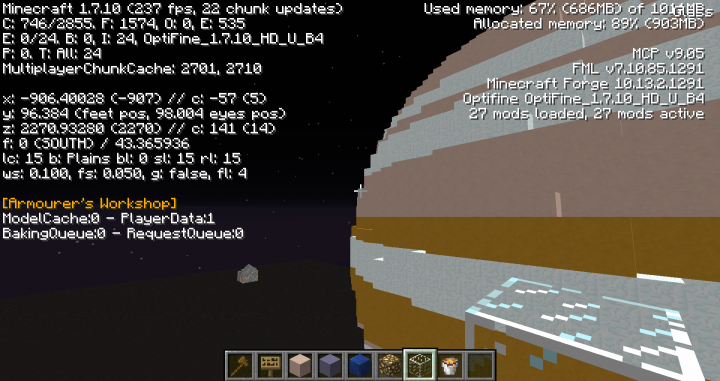 The Solar System to scale by Skop56 Minecraft Map