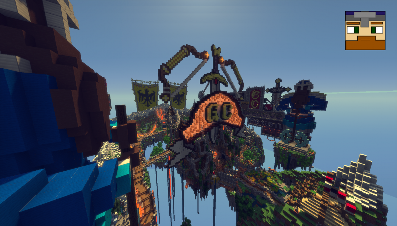 GuildCraft Server Hub - Floating Islands Minecraft Map