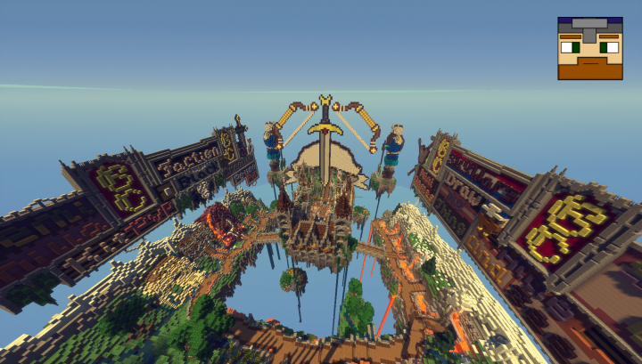 GuildCraft Server Hub - Floating Islands Minecraft Map